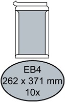 Envelop Quantore bordrug EB4 262x371mm zelfkl. wit 10stuks Opus ...