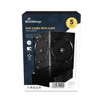 MediaRange | DVD Videobox | 14mm | 2 Disc | Zwart | 5 Stuks Opus ...