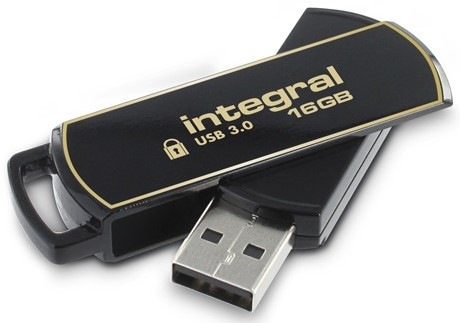 Integral | USB Stick | 16 GB | USB 3.0 | Secure | 360 Encrypted Opus ...