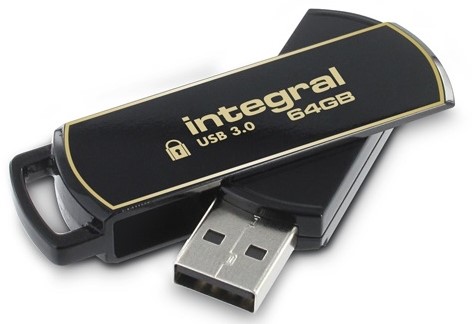 Integral | USB Stick | 64 GB | USB 3.0 | Secure | 360 Encrypted Opus ...